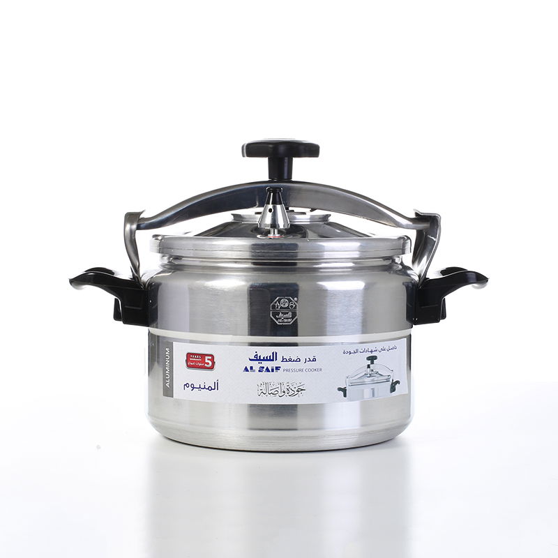 Al Saif aluminum pressure cooker, 9 liters