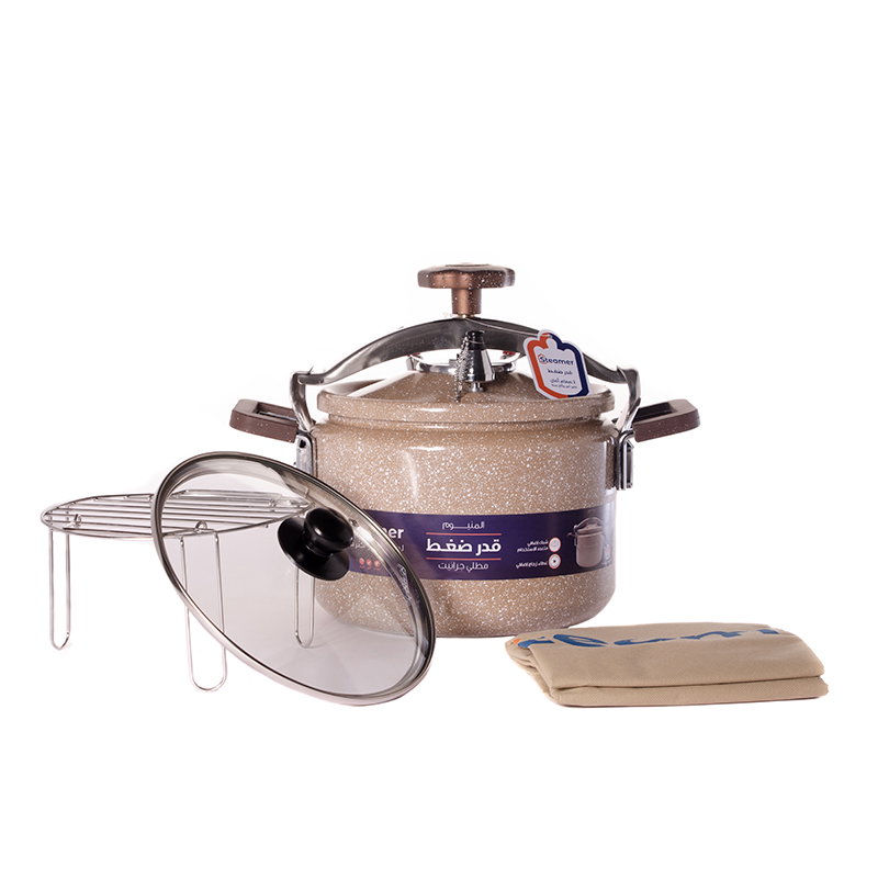 Granite Coated Steamer Pressure Cooker 7 Liter