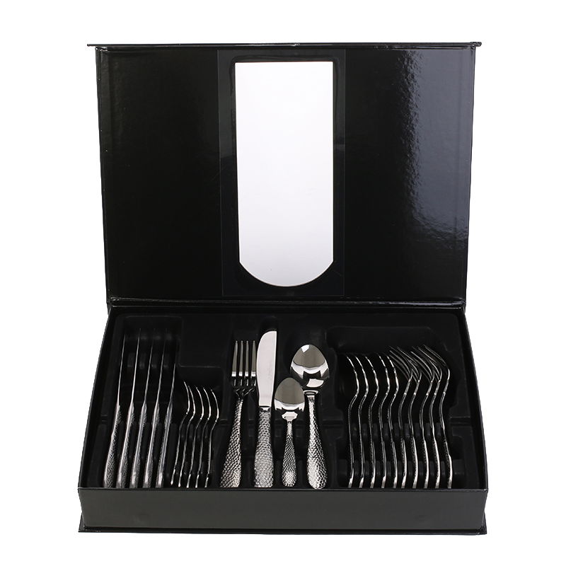 Spoon Bag 24 Pieces, Steel Silver