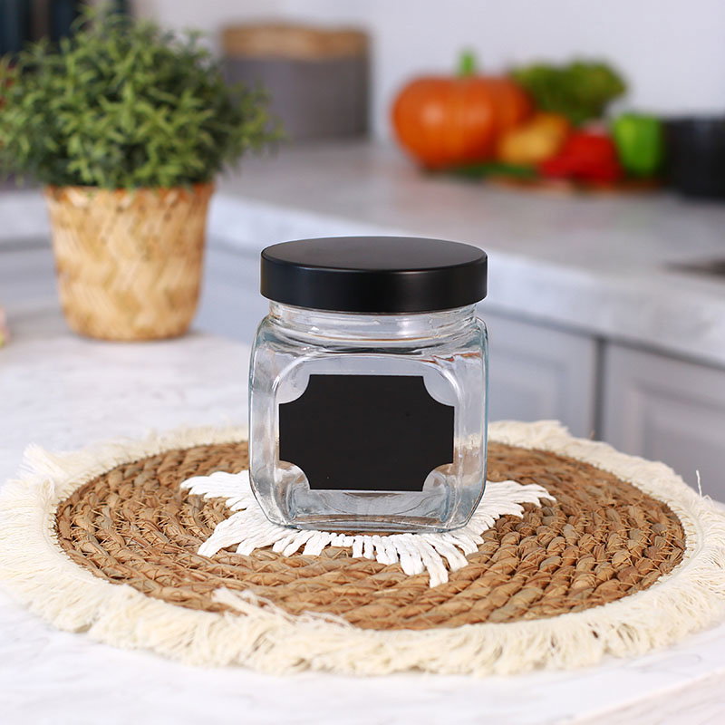 glass jar with cover 700ml